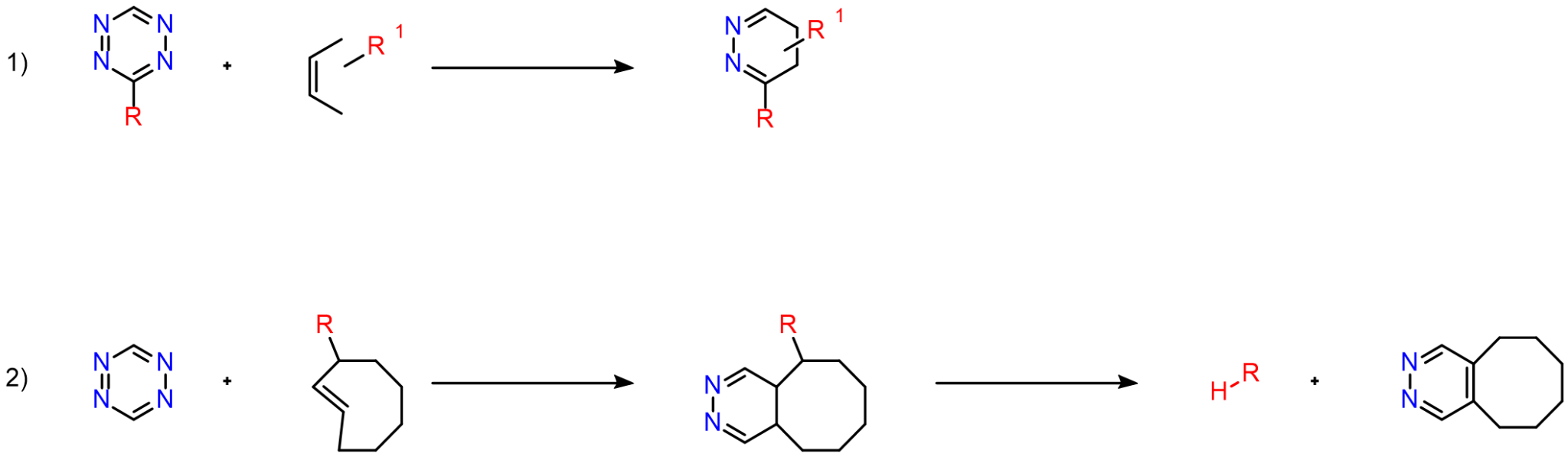 四嗪类化合物在逆电子需求Diels–Alder反应（IEDDA）中的应用 - Enamine中国